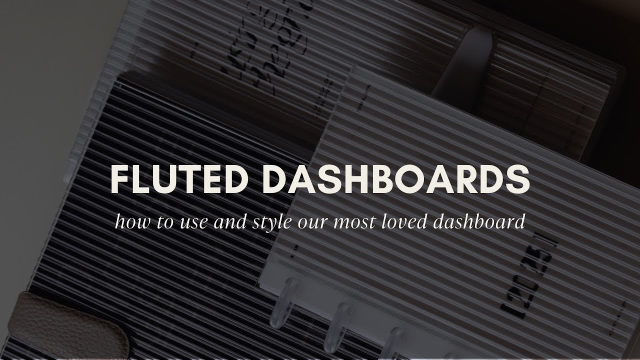 Fluted Planner Dashboard: Elevate Your Planning with Modern and ...