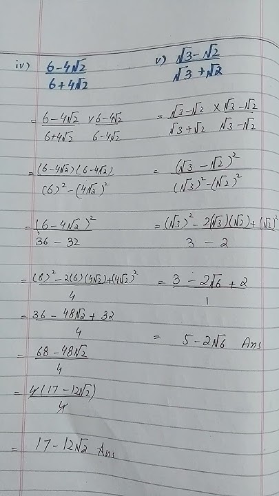 Math class 9 exercise # 1.2 question no 1(i-vi) new addition - YouTube