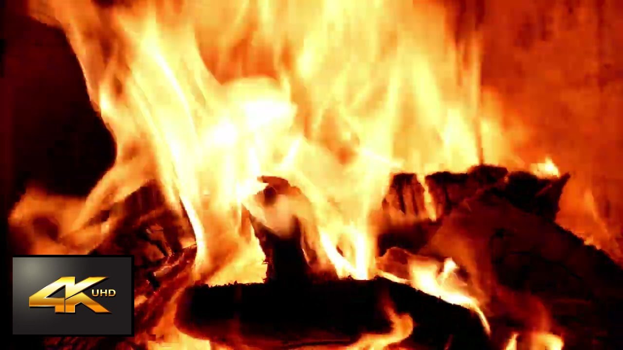 3 Hours of Relaxing Open Fire Background Noise for Christmas - YouTube