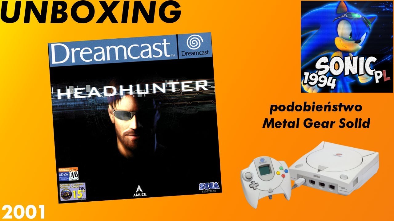 Unboxing (PL) - Headhunter (Dreamcast) - YouTube