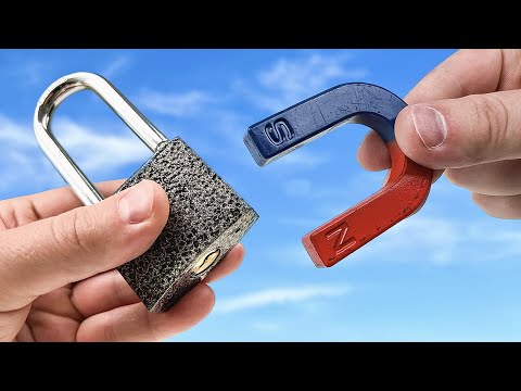 🔥Любой замок без ключа открою с помощью магнита! Лучший метод разблокировки в МИРЕ!