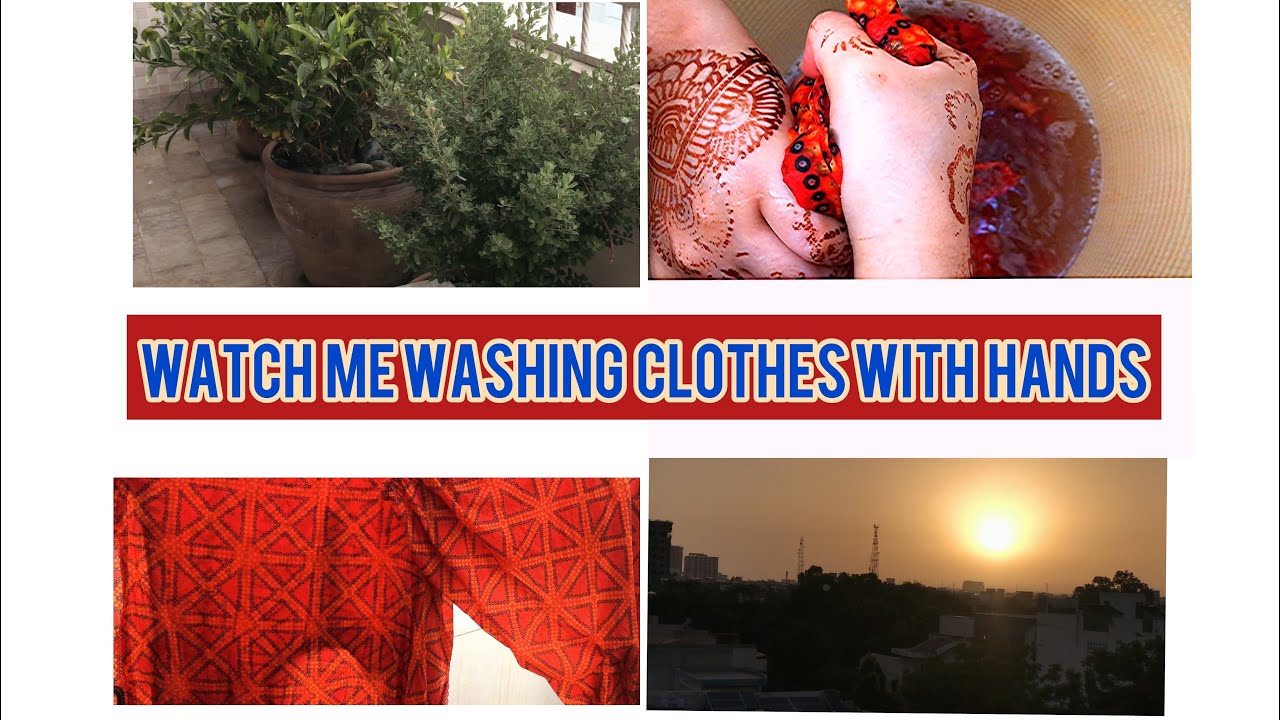 Washing clothes by hands || daily routine || Pakistani vlog - YouTube
