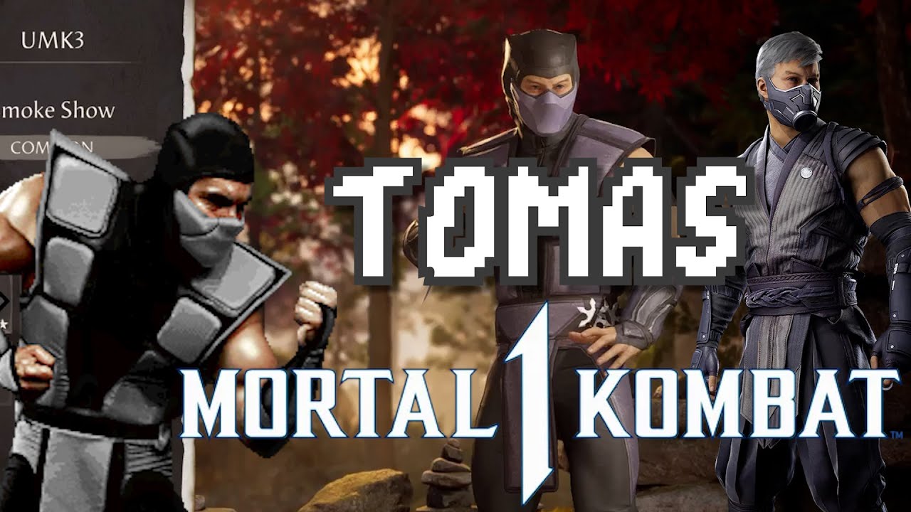 MK3 SMOKE NEW SKIN (MK1 Tomas Gameplay) - YouTube