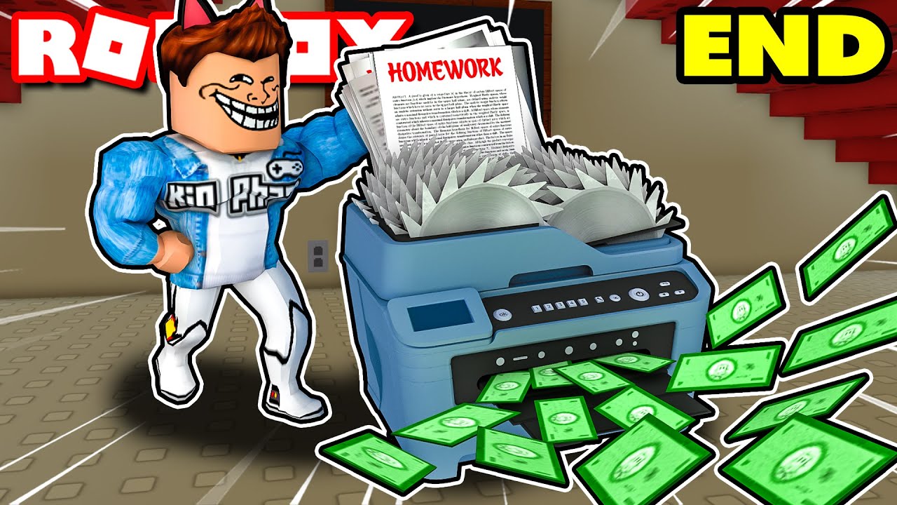 Roblox | KIA THỎA THUẬN VỚI QUỶ TIÊU HỦY BÀI TẬP VỀ NHÀ KIẾM TRIỆU ĐÔ ...