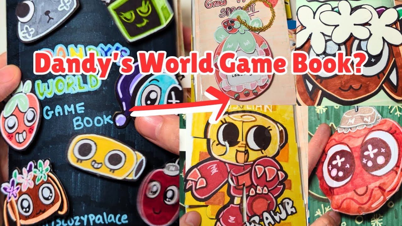 My Handmade Dandy’s World Game Book Play With Me! - YouTube
