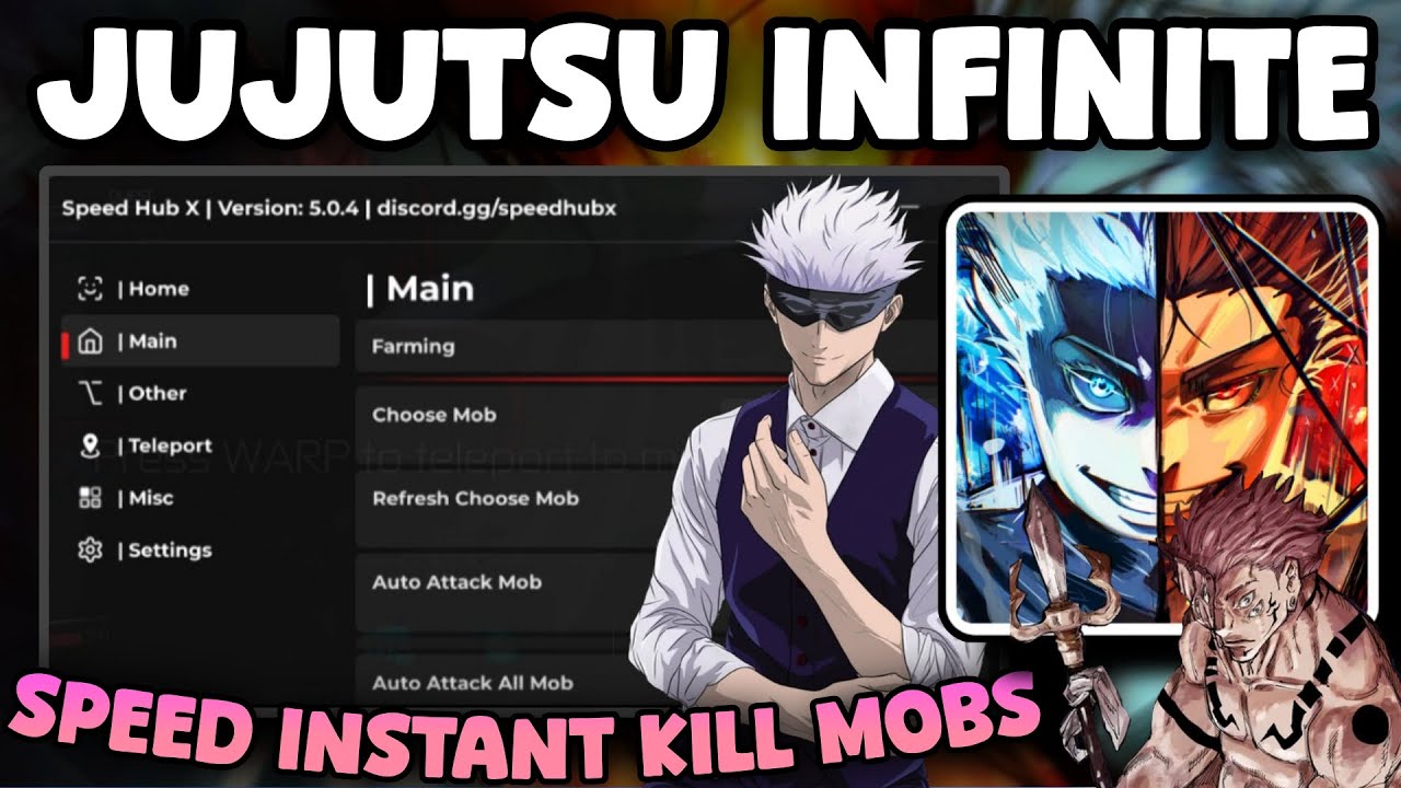 Jujutsu Infinite Script Hack | Auto Farm + Quest, Auto Raid & MORE! - YouTube