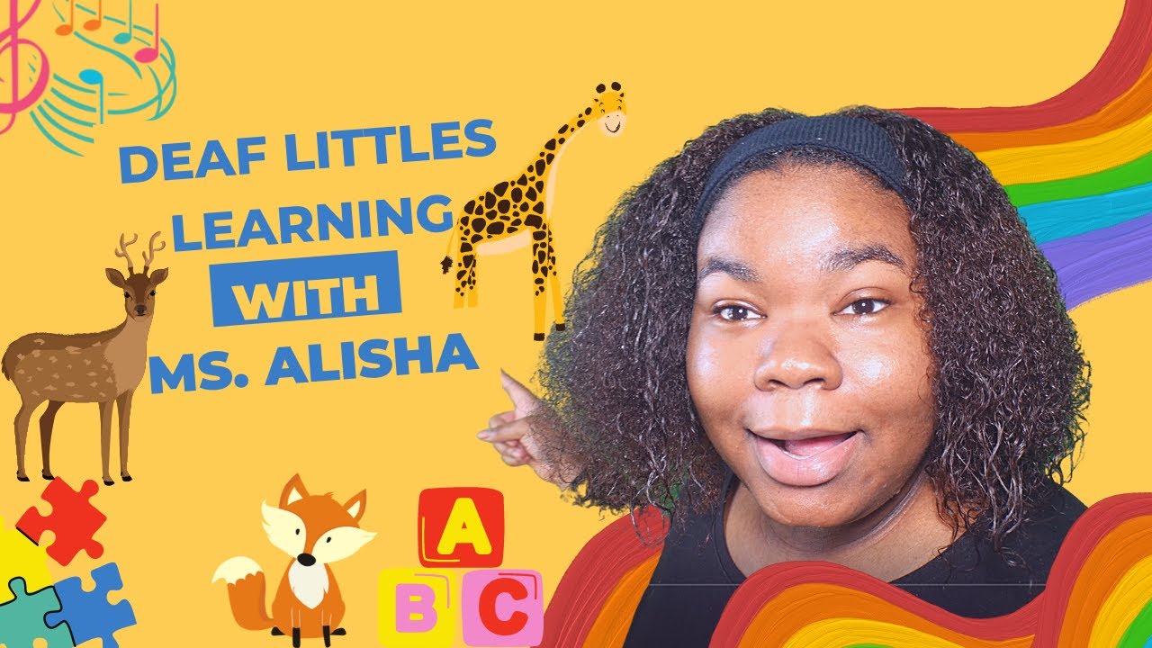 Learn Wild Animals with Ms. Alisha |- Songs for Deaf Littles - YouTube