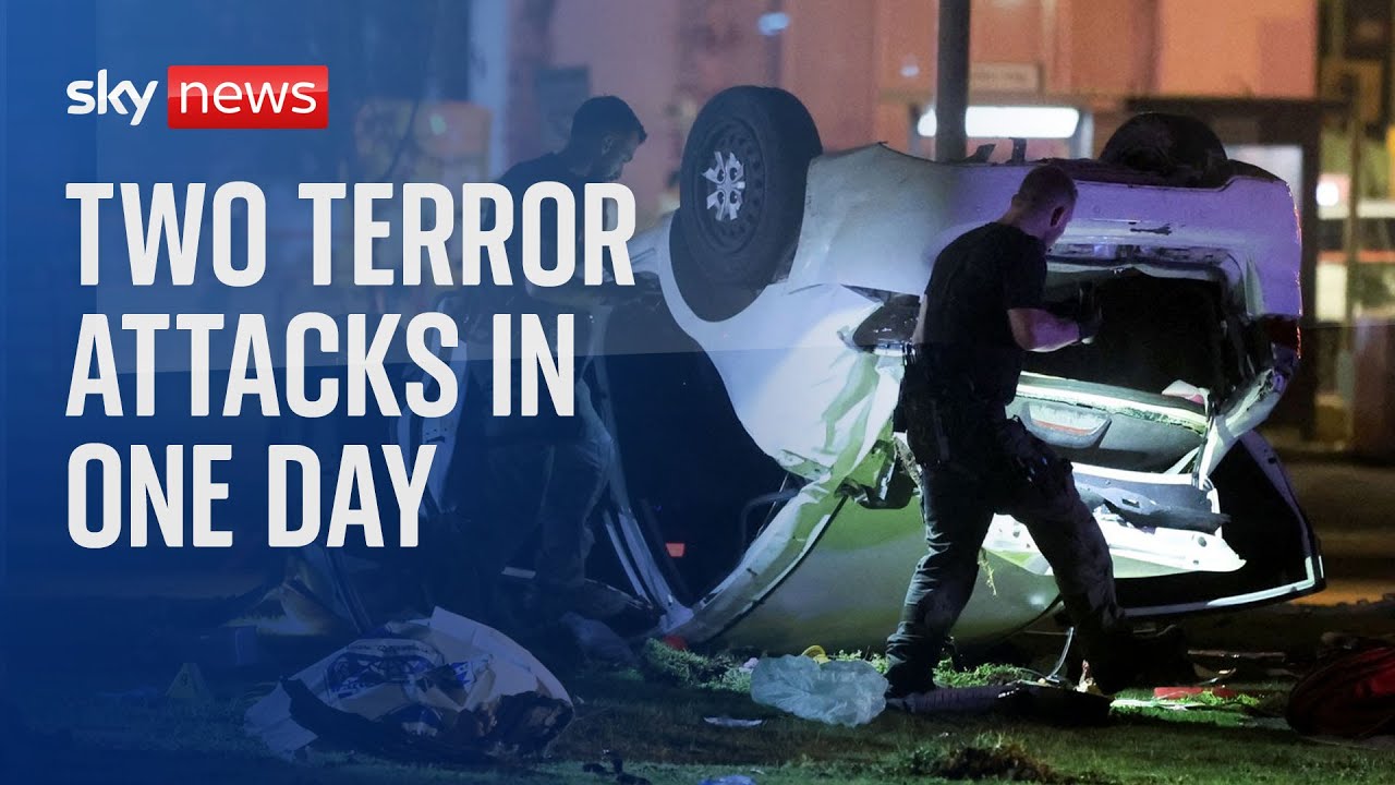 Israel: Two terror attacks in one day leave three dead - YouTube