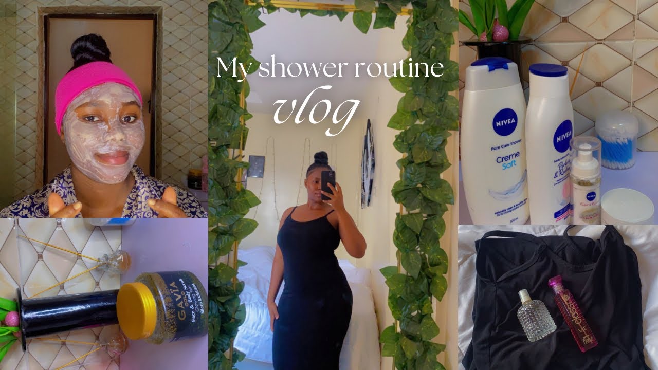My shower routine vlog\\my morning shower routine #showerroutine - YouTube