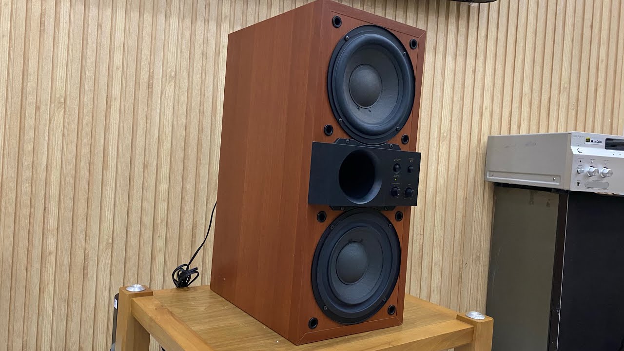 Đã bán-Sub điện Denon DSW555 full box 2 bass 20cm. Công suất 130w. 20kg ...