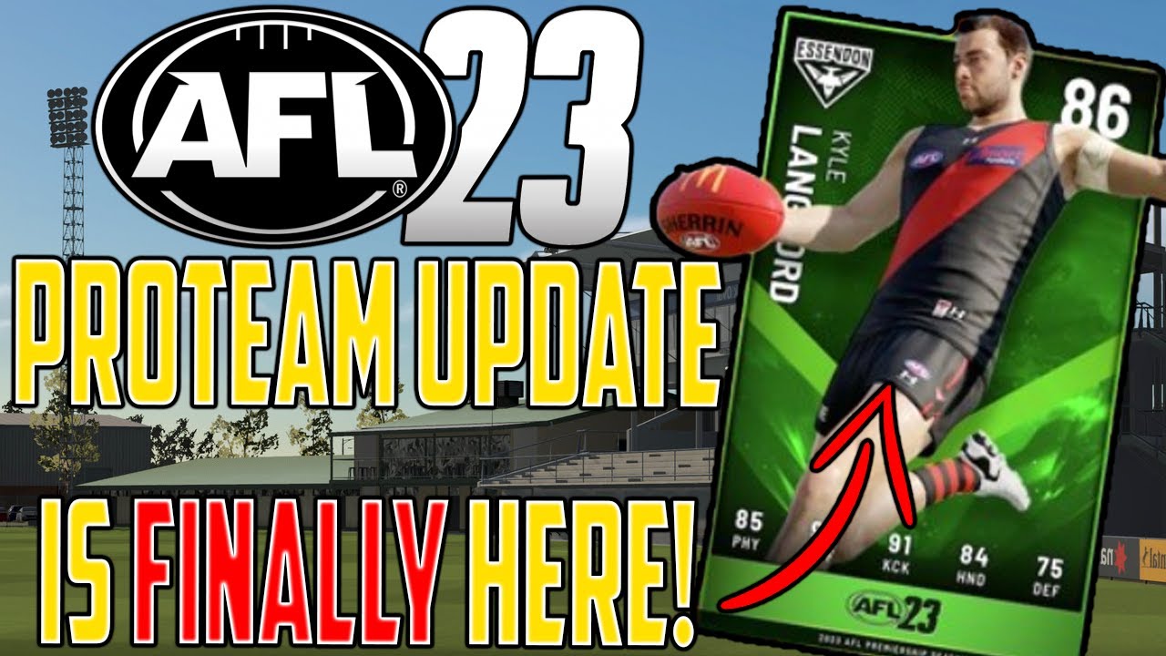 AFL23 Pro Team Update Finally Gets Released! - YouTube