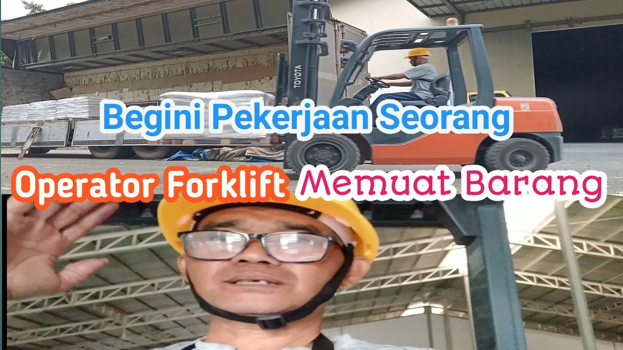 Begini Seorang Operator Forklift Muat Barang ‼️ How A Forklift Driver ...
