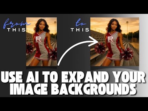 Use AI Generative Expand to create square formats and add background details in Photoshop