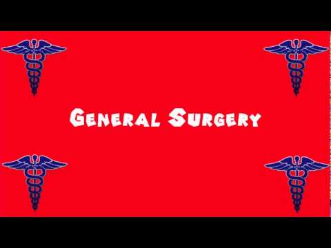 Pronounce Medical Words ― General Surgery - YouTube