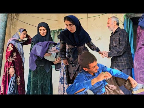 Moving Heavy Sacks to the Stable | A Busy Day for Osool-e Din’s Family
