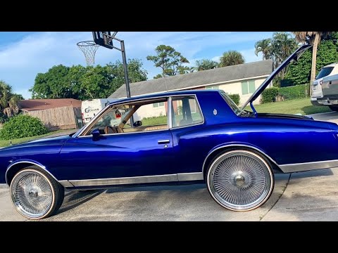 1979 Monte Carlo on 24 wire wheels - YouTube