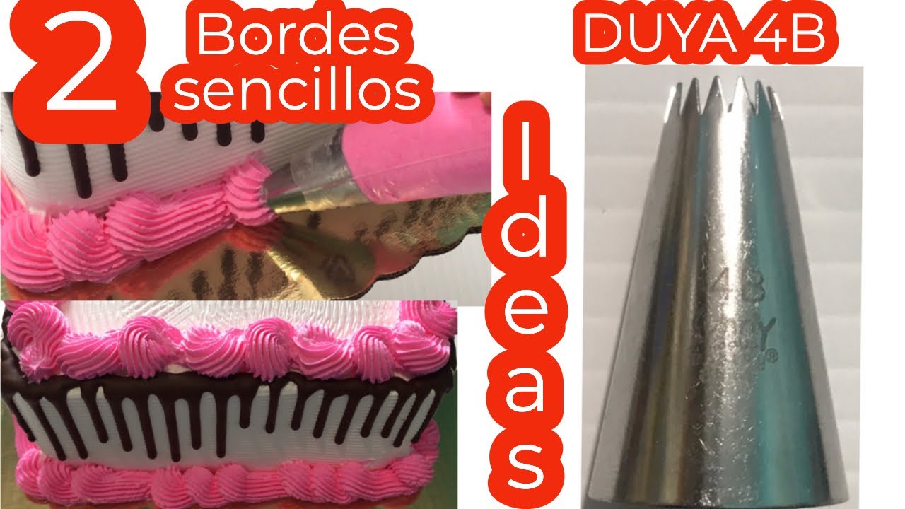 DOS BORDES SENCILLOS CON LA DUYA 4B - YouTube