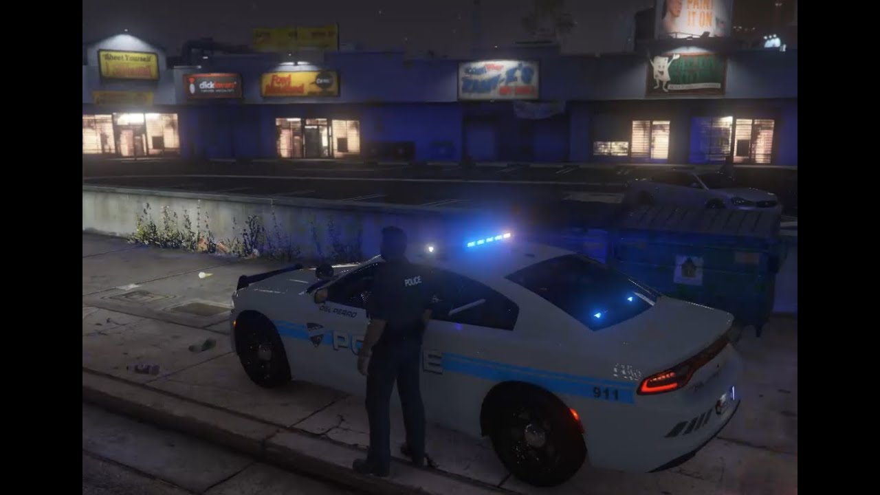 First Day as Police Officer GTA LSPDFR Enhanced - YouTube
