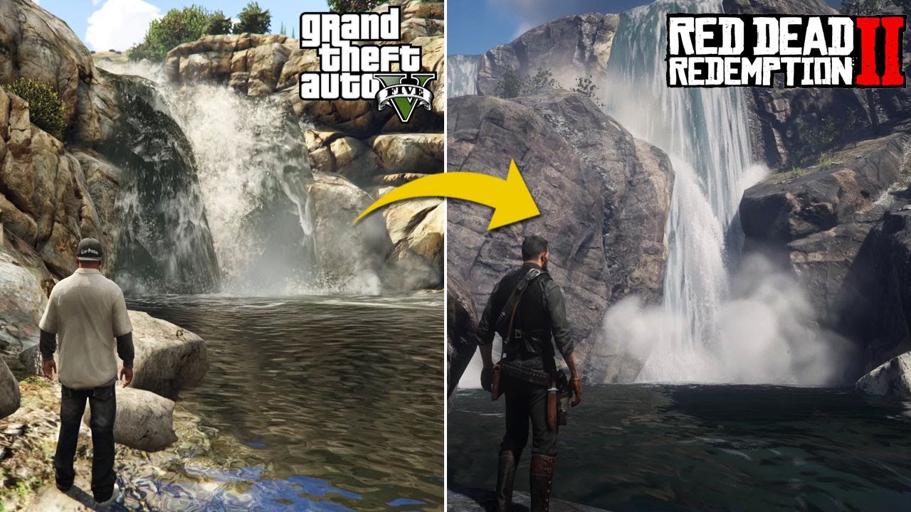 GRAPHICS : GTA 5 VS RDR 2 (PC ULTRA SETTINGS 1080p) - YouTube