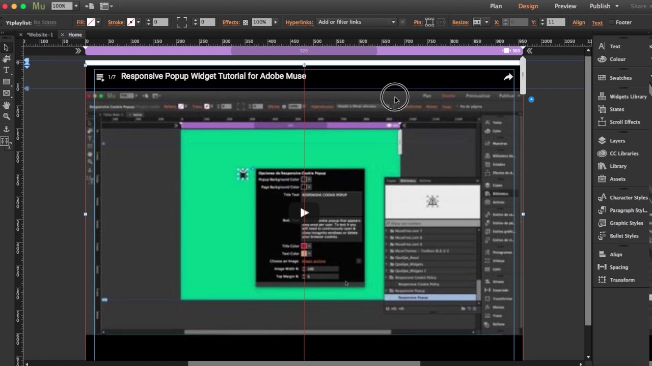 Free Muse Responsive YouTube Playlist Widget - YouTube