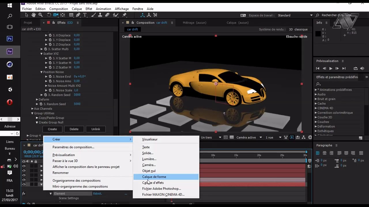 After Effects - Car driftng Tutorial - YouTube