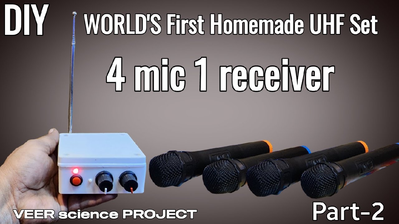 DIY HOW TO MAKE UHF ANDROID 4IN1 MIC SYSTEM AT HOME PART -2 - YouTube