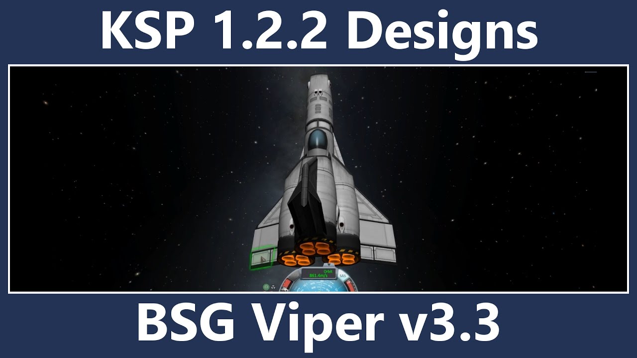 KSP 1.2 - Battlestar Galactica Viper v3.3 - YouTube