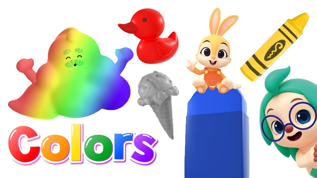 [MIX] Learn Colors with Bouncy Balls & Clouds & Igloo Slide ...