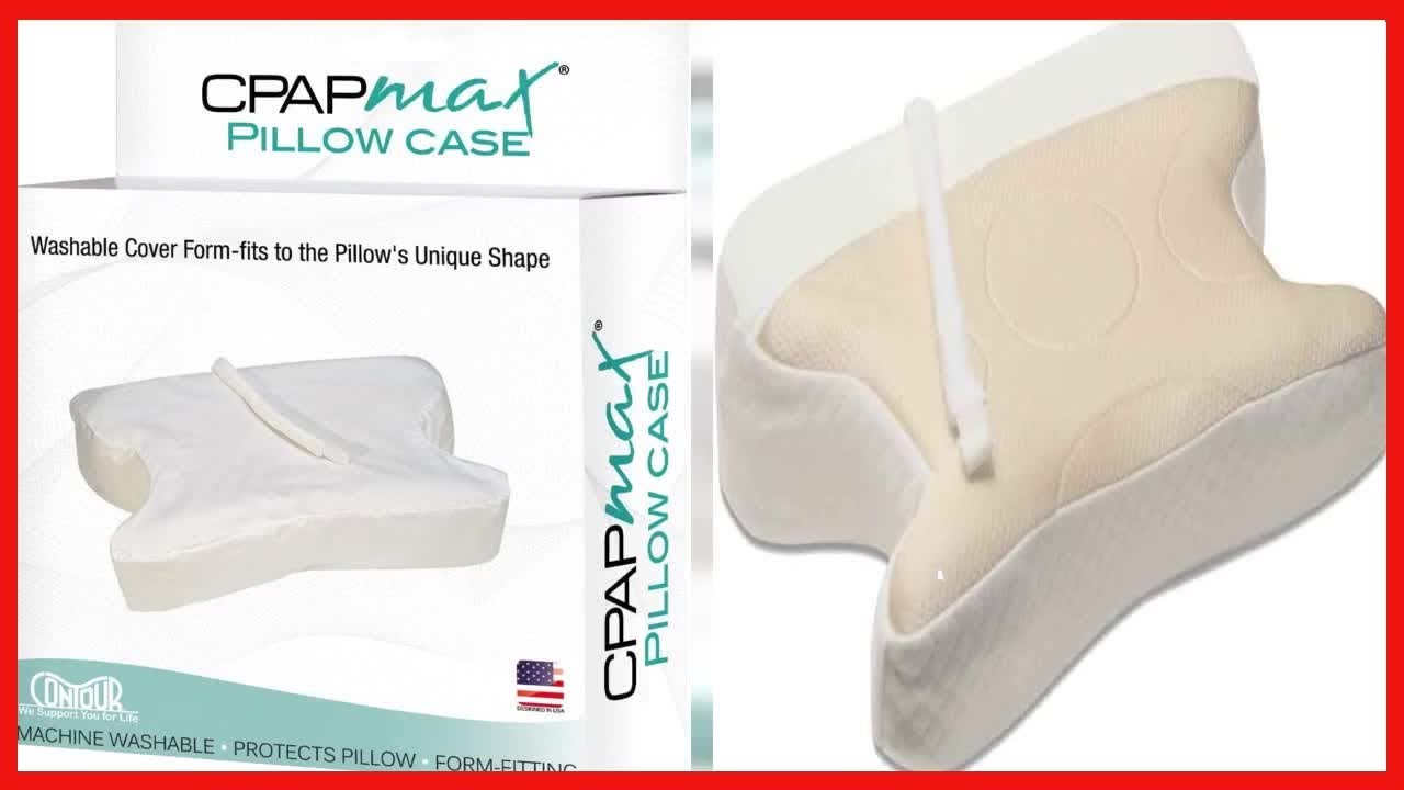 Contour CPAPMax Pillowcase, White - YouTube