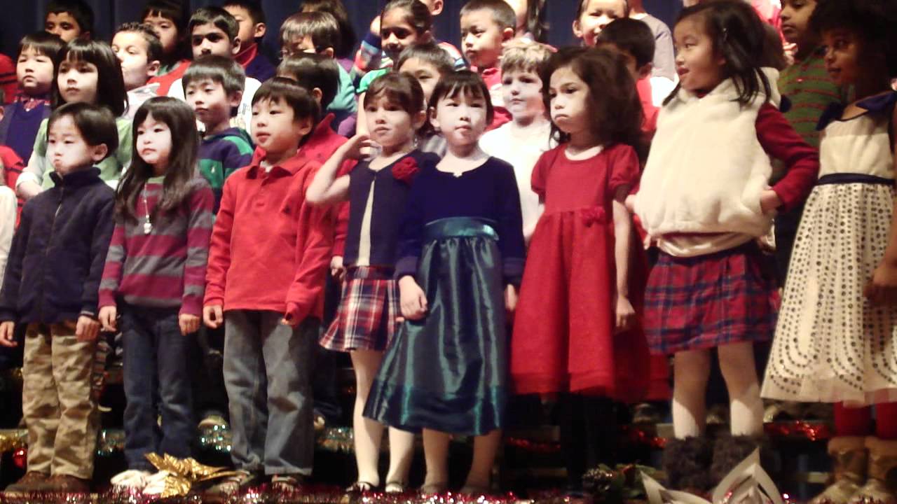 Holiday Performance - Baldwin Stocker kindergarten 12-2011 - YouTube