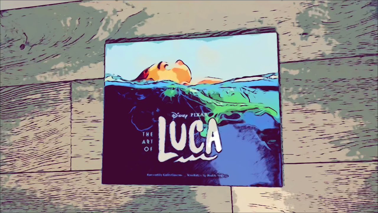 The Art of Luca book. Disney Pixar flip through review - YouTube