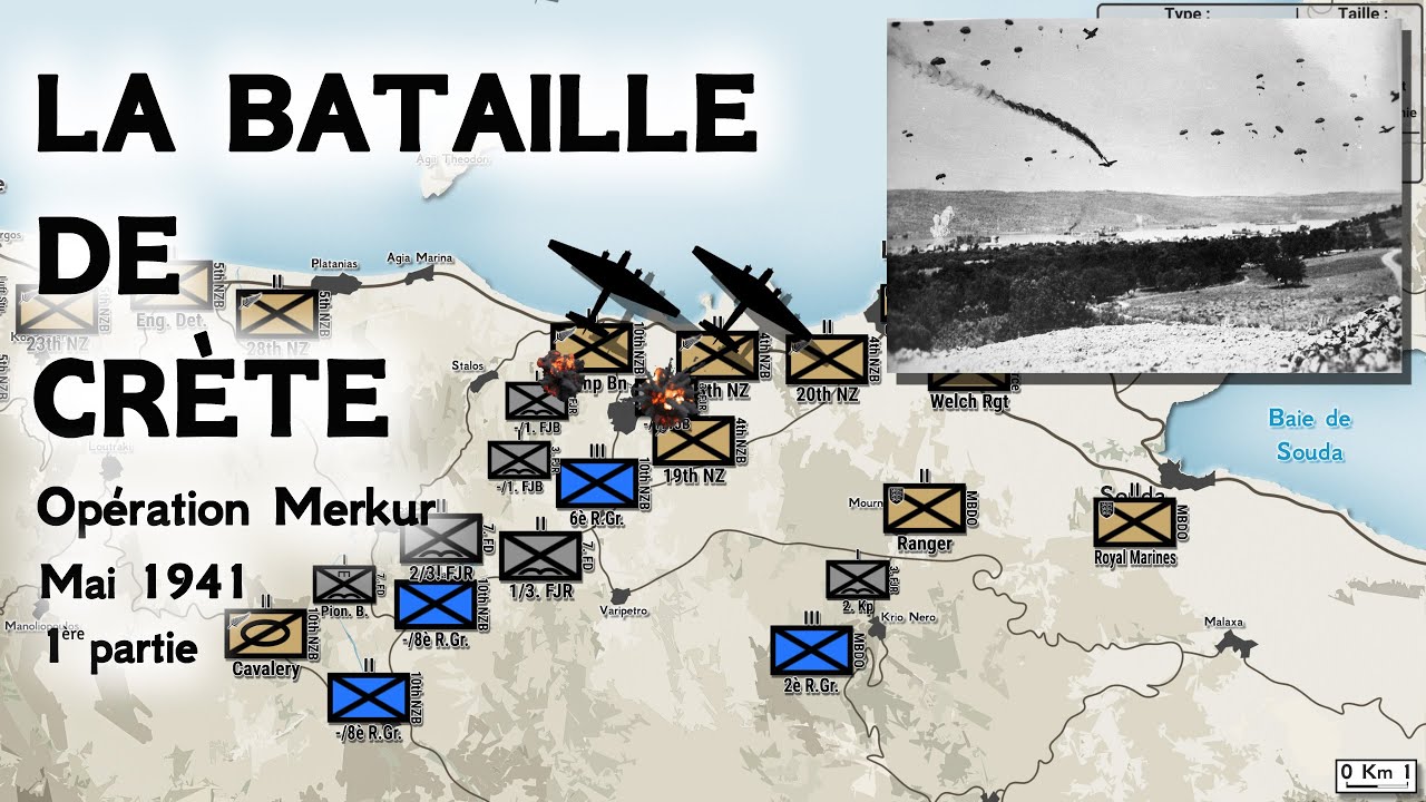 La Bataille de Crète - Mai 1941 [1ère partie] - YouTube