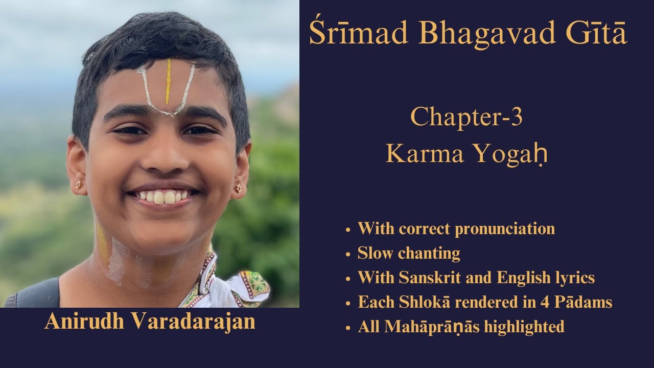 Bhagavad Gita Series_Chapter-3_Karma Yoga - YouTube