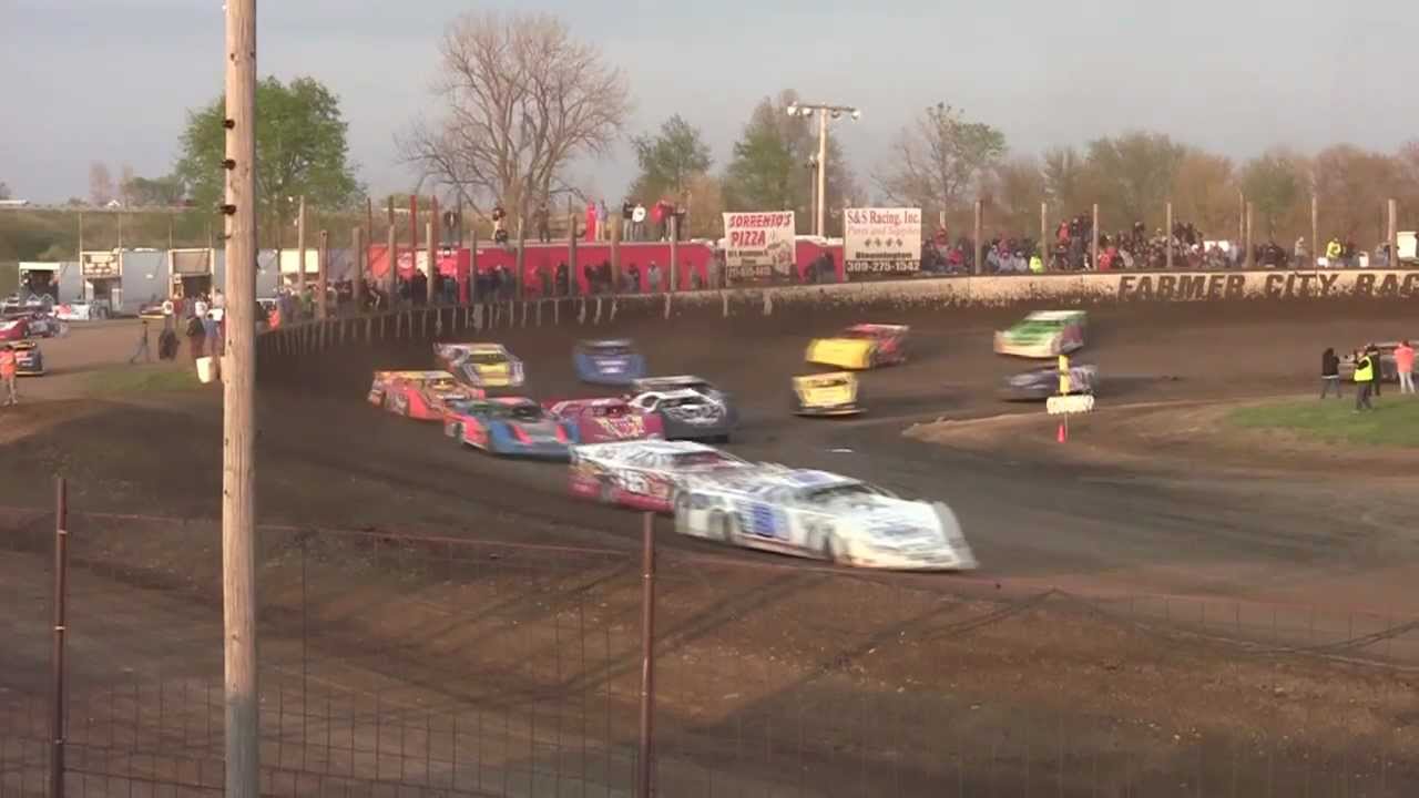 Farmer City Raceway (3/31/12) Illini 100 B-Main #1 - YouTube