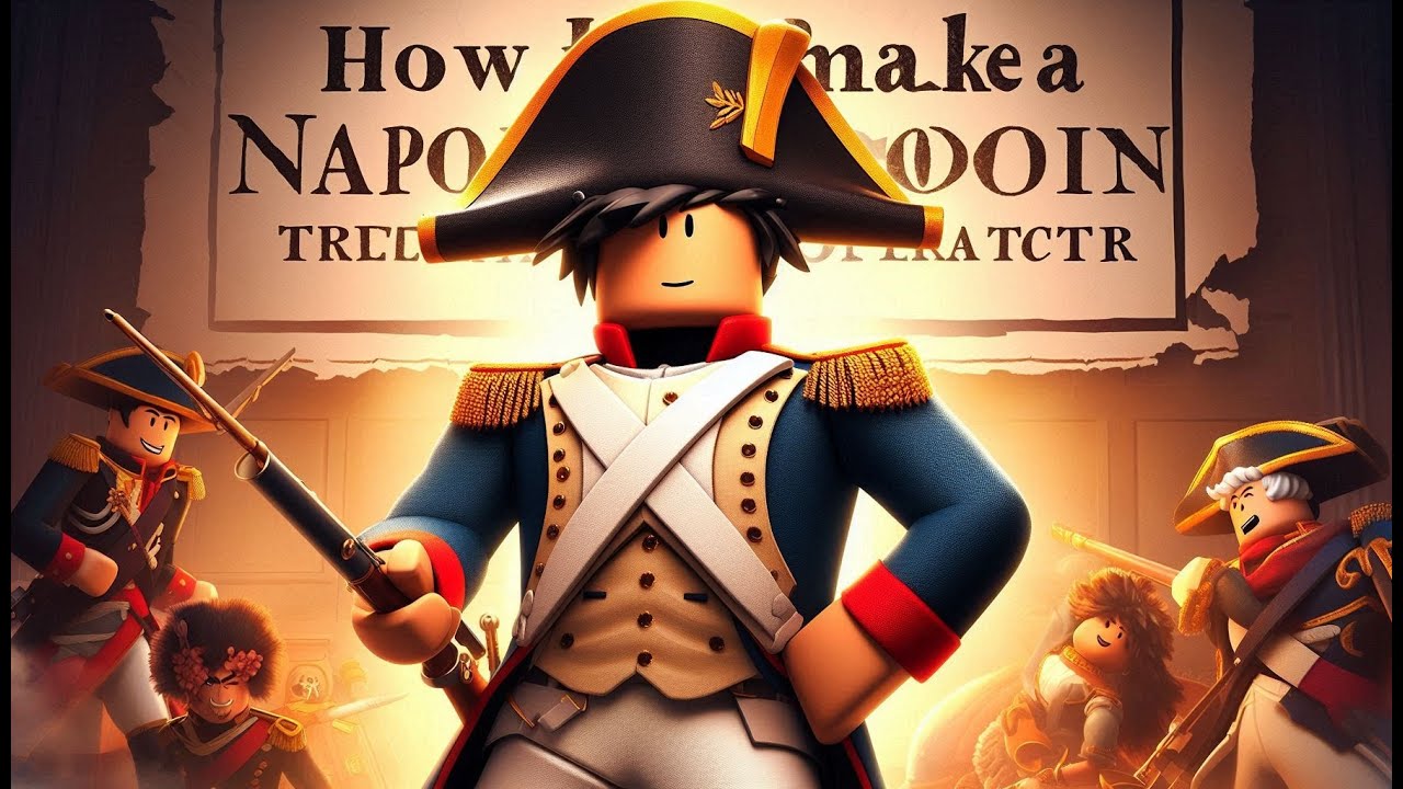 How to make a Napoleonic Character on Roblox studio - YouTube