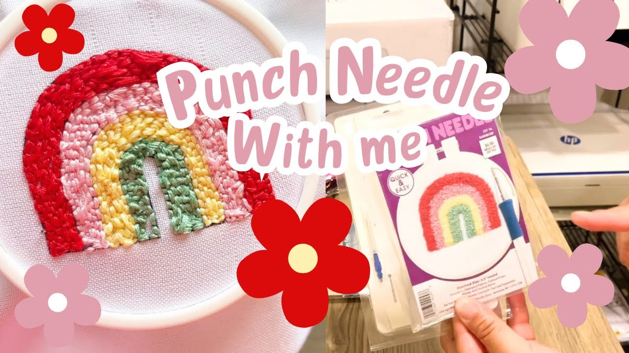 Punch Needle Set How To Use - YouTube