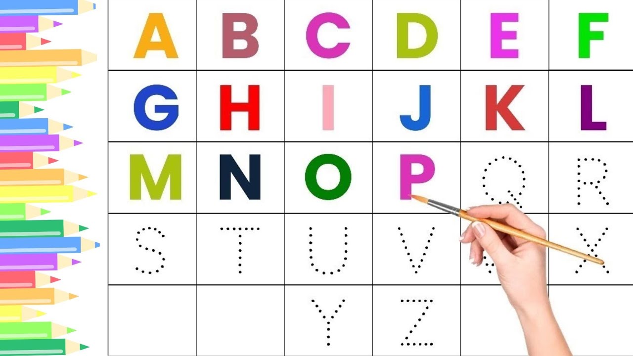 Learn ABCD For Kids And Toddlers | A to Z | Big Case | Small Case ...