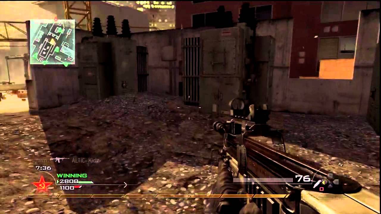 MW2 High rise Team deathmatch p90 rapid fire HD - YouTube