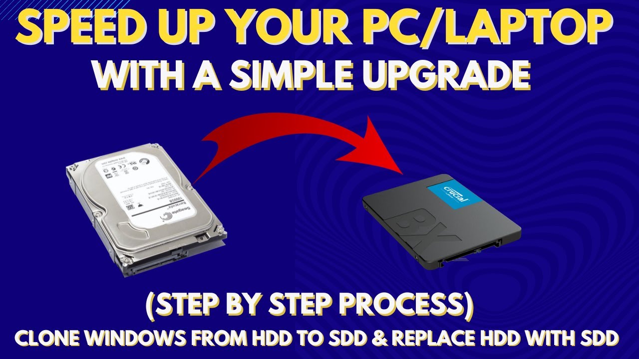 A SIMPLE UPGRADE TO SPEED UP YOUR PC/LAPTOP PERFORMANCE. UPGRADE HDD ...