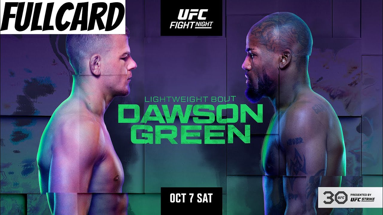 UFC Fight Night Dawson vs Green FULL CARD Predictions and Breakdown ...