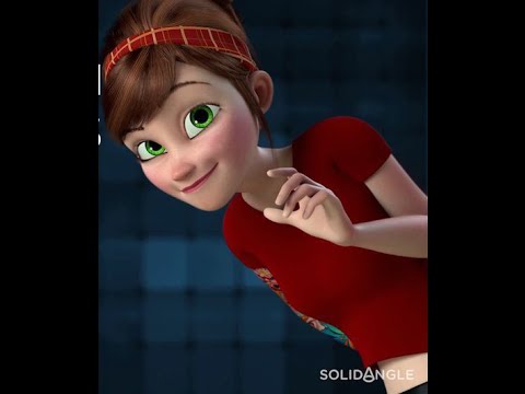 Mery rig: Big Tough girl animation - YouTube