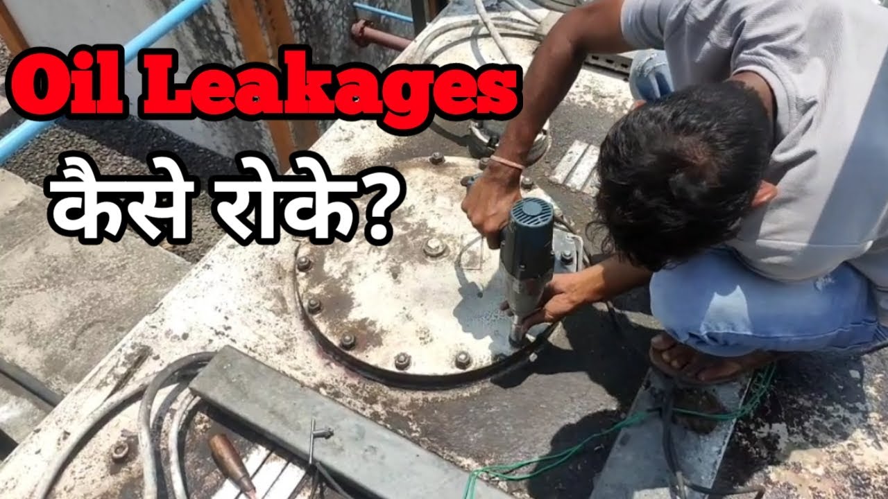 Transformer inspection cover Oil Leak | Transformer Oil Leakage Stop ...