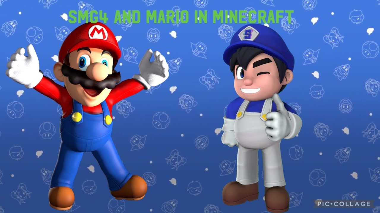If Mario and smg4 were in minecraft?! Short - YouTube