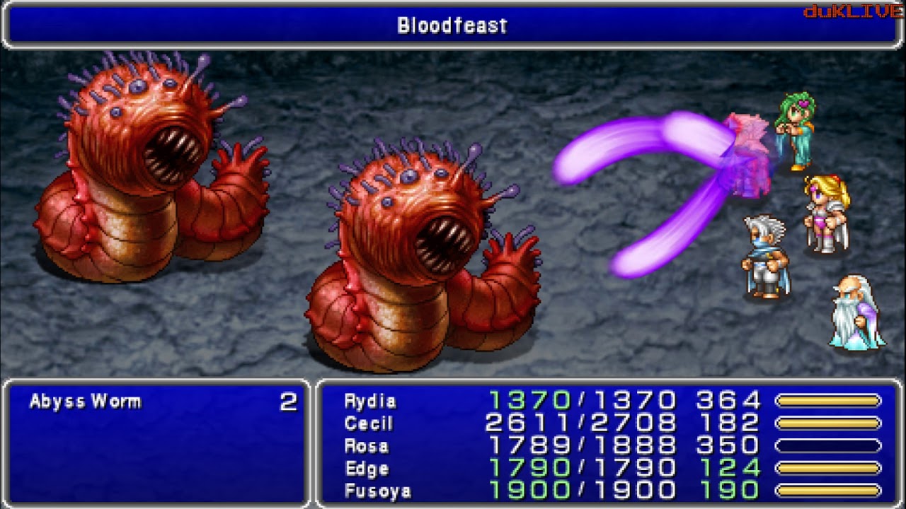 Final Fantasy 4 PSP v18 - YouTube