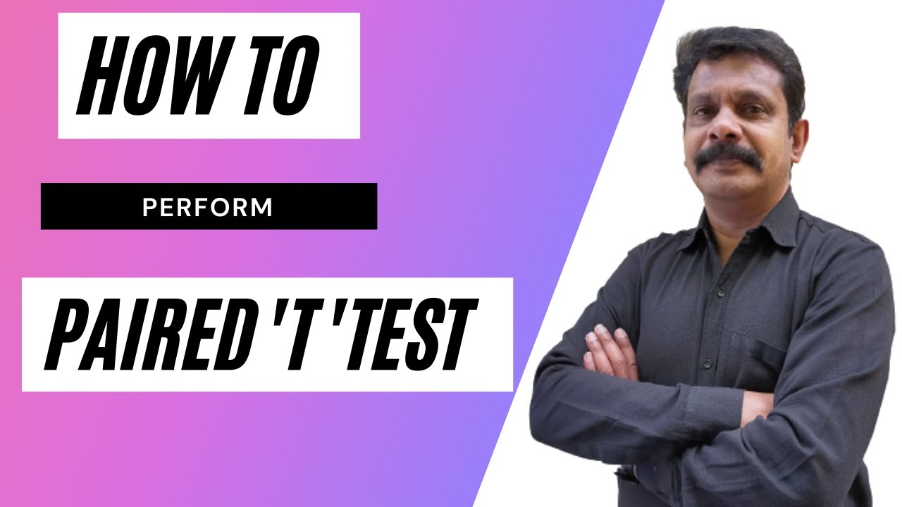 How to perform paired t test | Student's t test | parametric tests ...