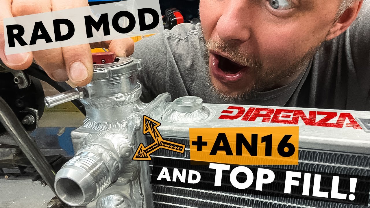 How to add top-fill neck and AN16 ports to a universal radiator by ...