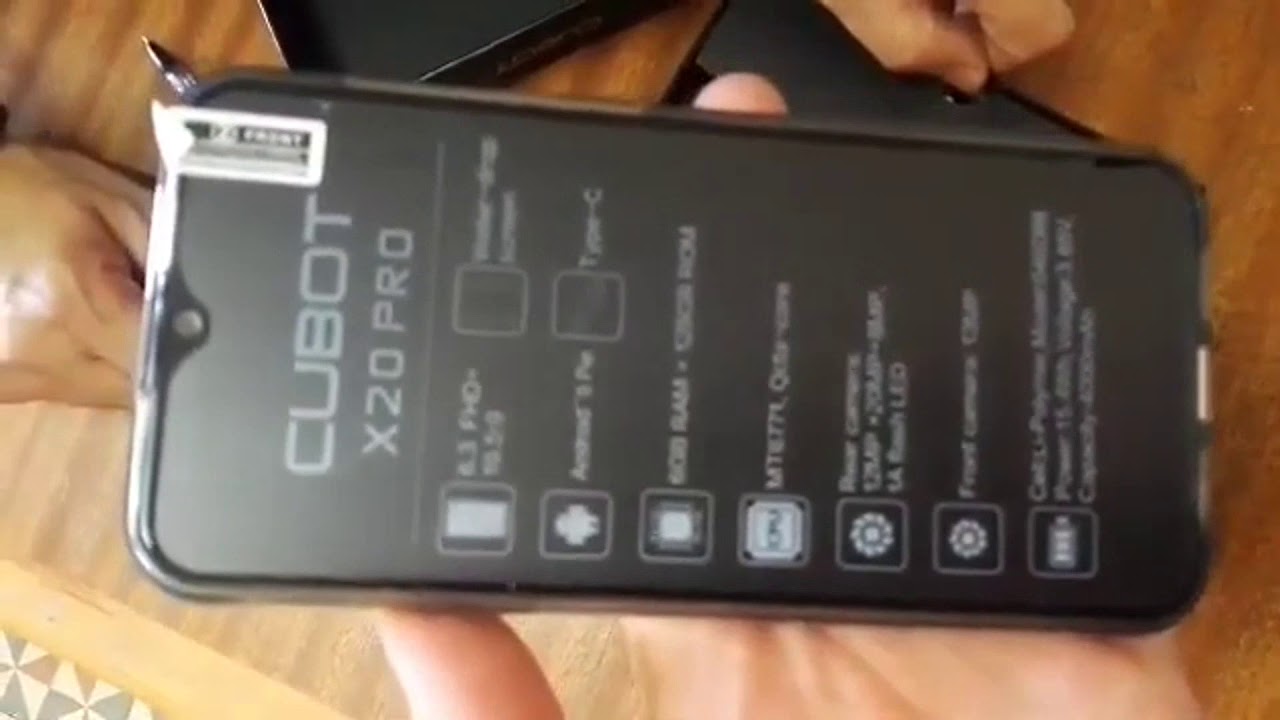 Cubot X20 Pro Smartphone Unboxing From Gearbest - Review Price - YouTube