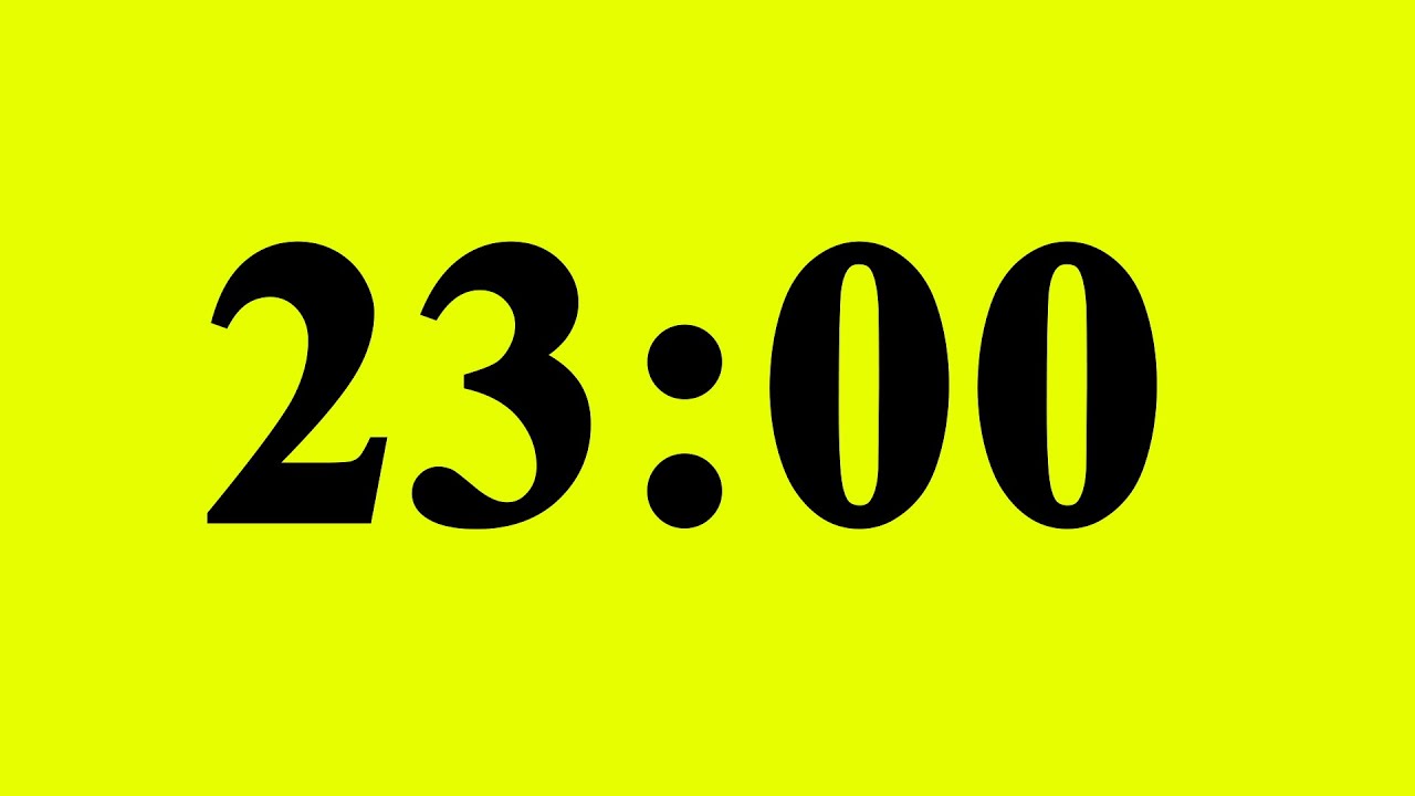 23 Minute Timer - YouTube