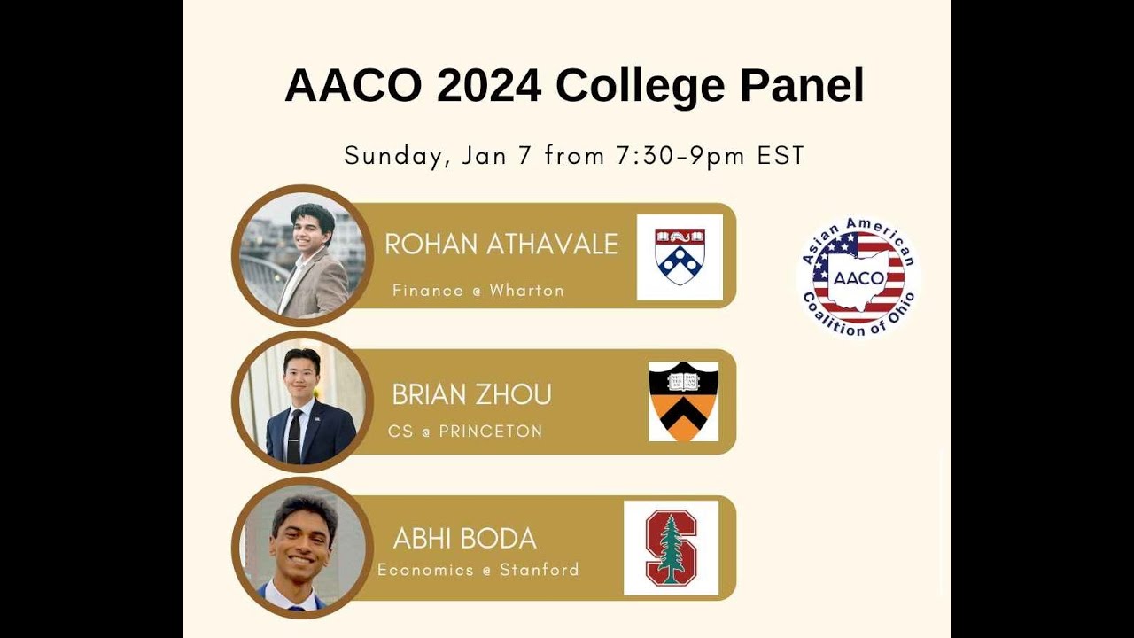 AACO 2024 College Panel - YouTube