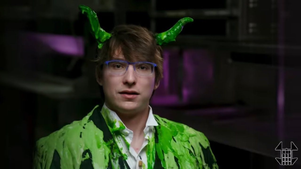 uh oh looks like our contestant is running out of slime- i mean slime ...